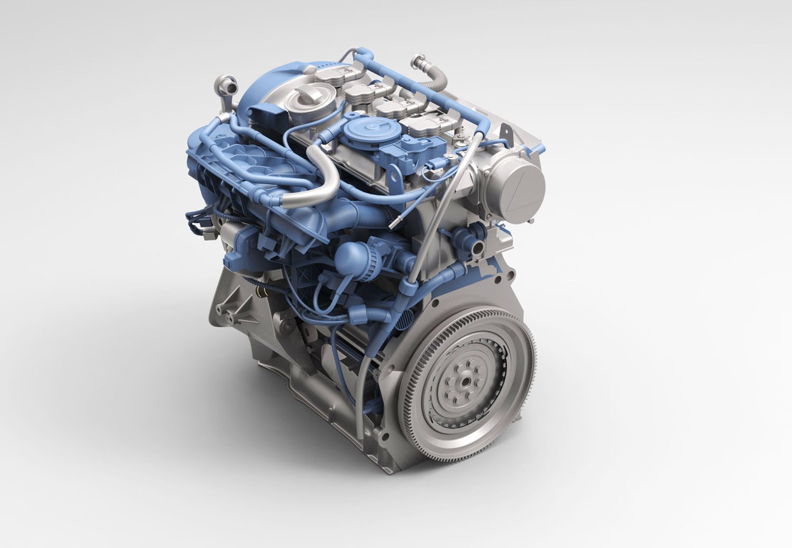 Engine Volkswagen New Magotan 3d Model