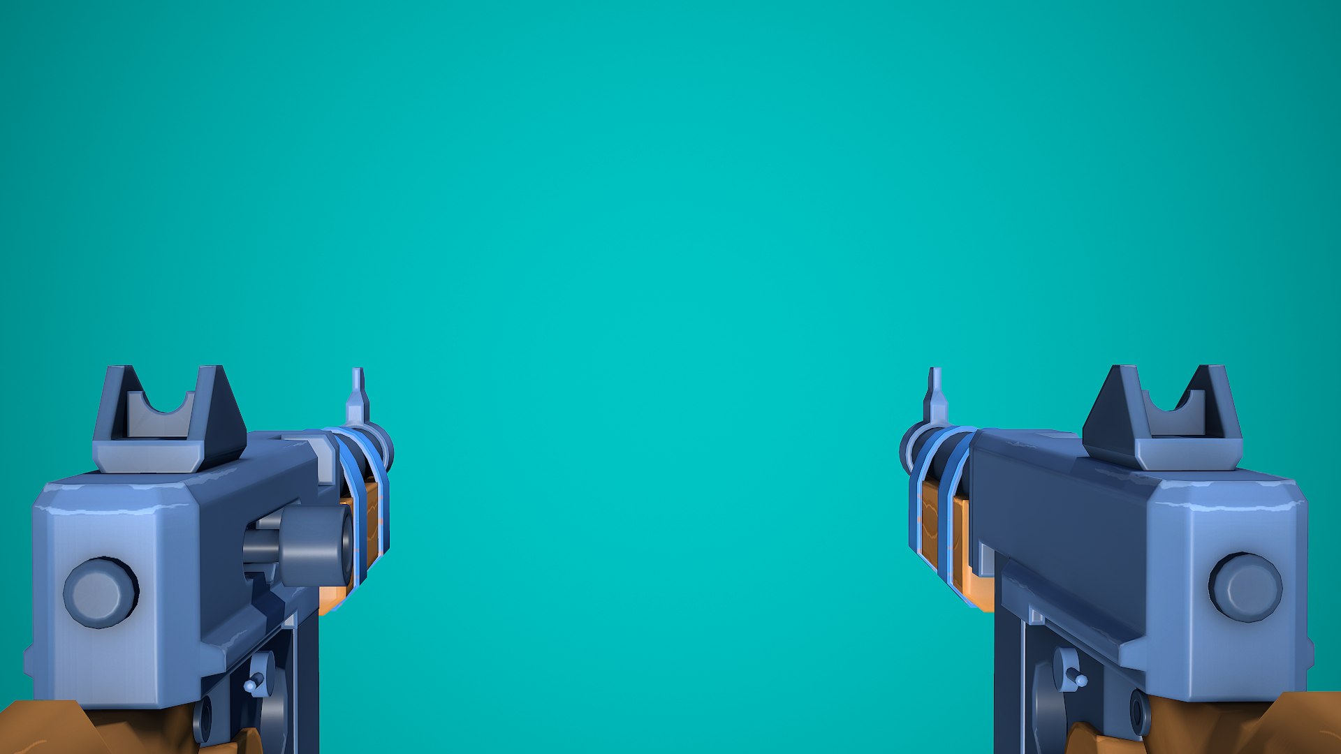 Stylized Thompson M1A1 Low Poly 3D Model - TurboSquid 2033410