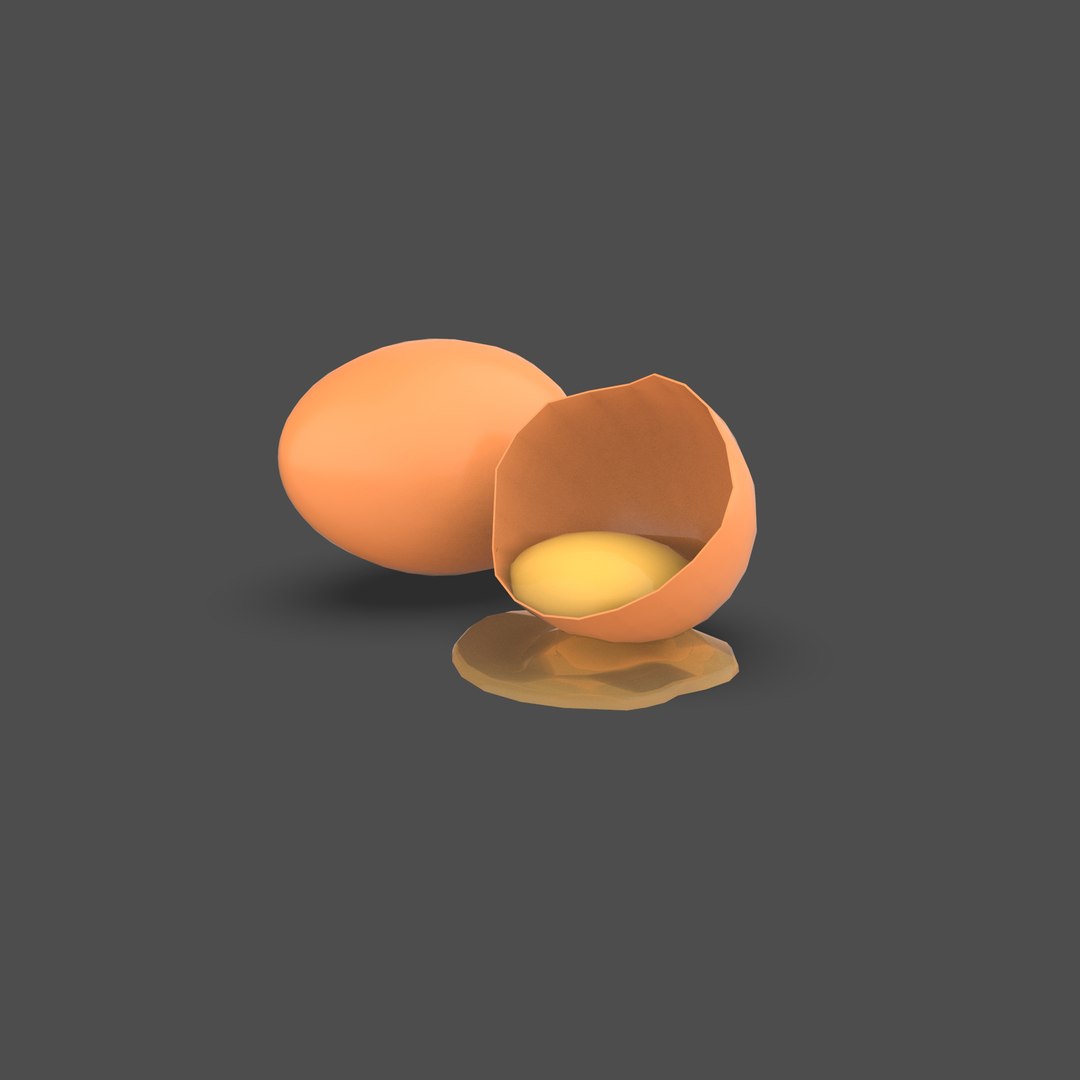 3D shell egg model - TurboSquid 1509800