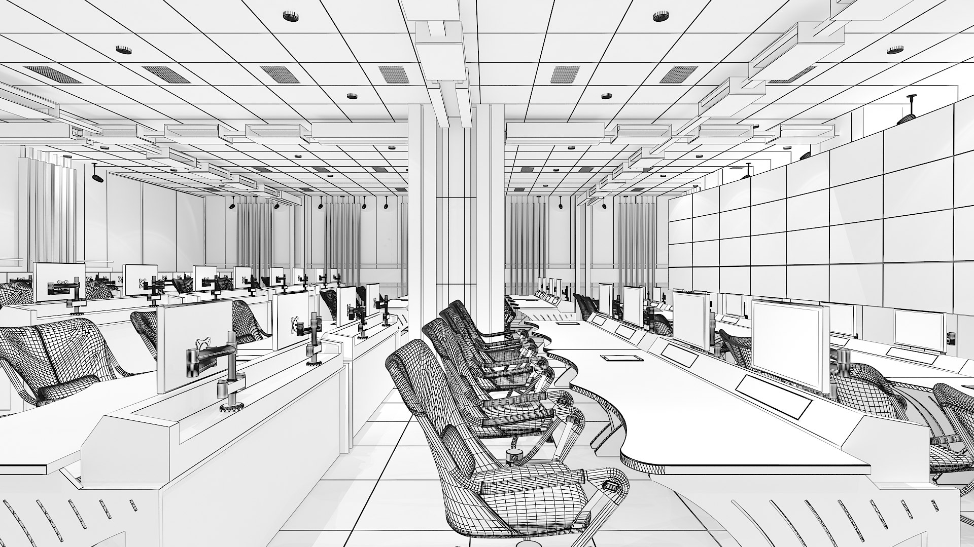 Studio Control Room 1 model - TurboSquid 1766508