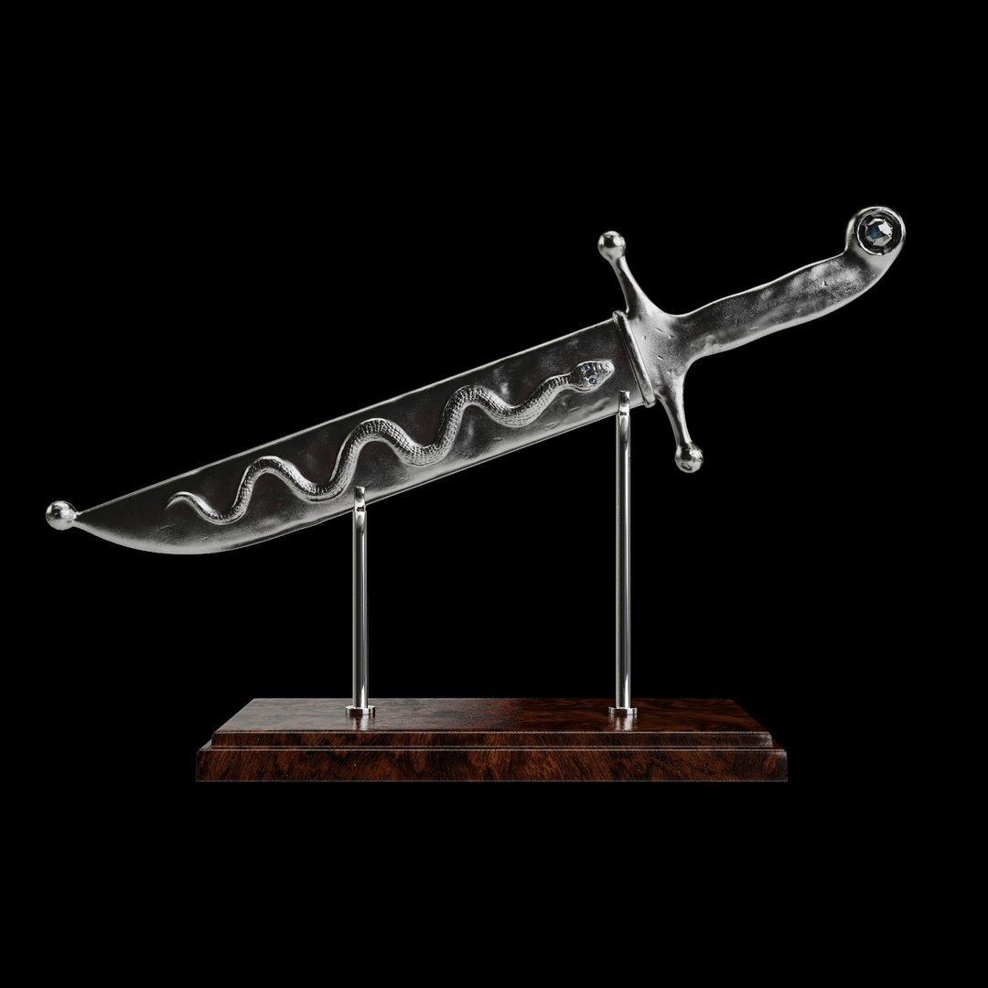 Knife Decor 3d Model