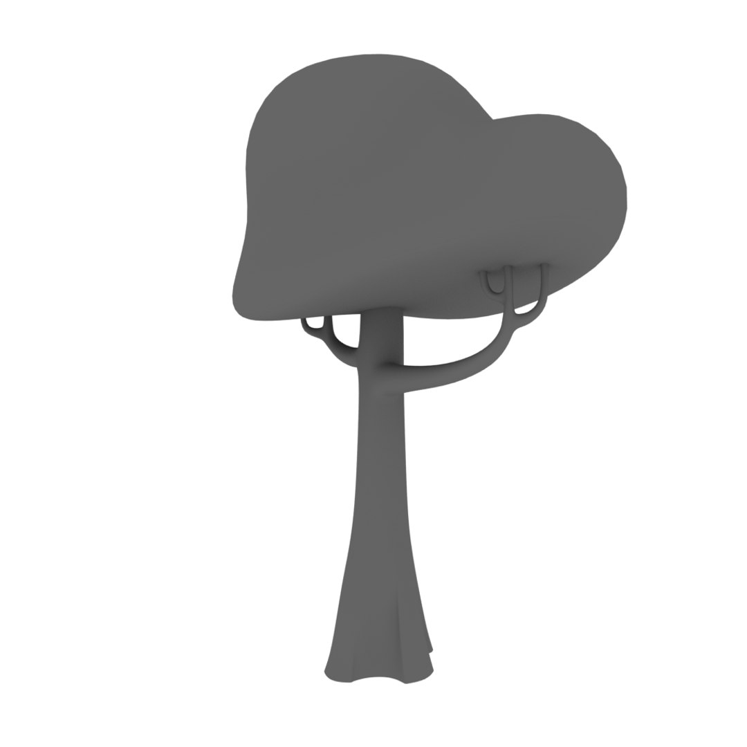 Cartoon Tree 3D Model - TurboSquid 1684927