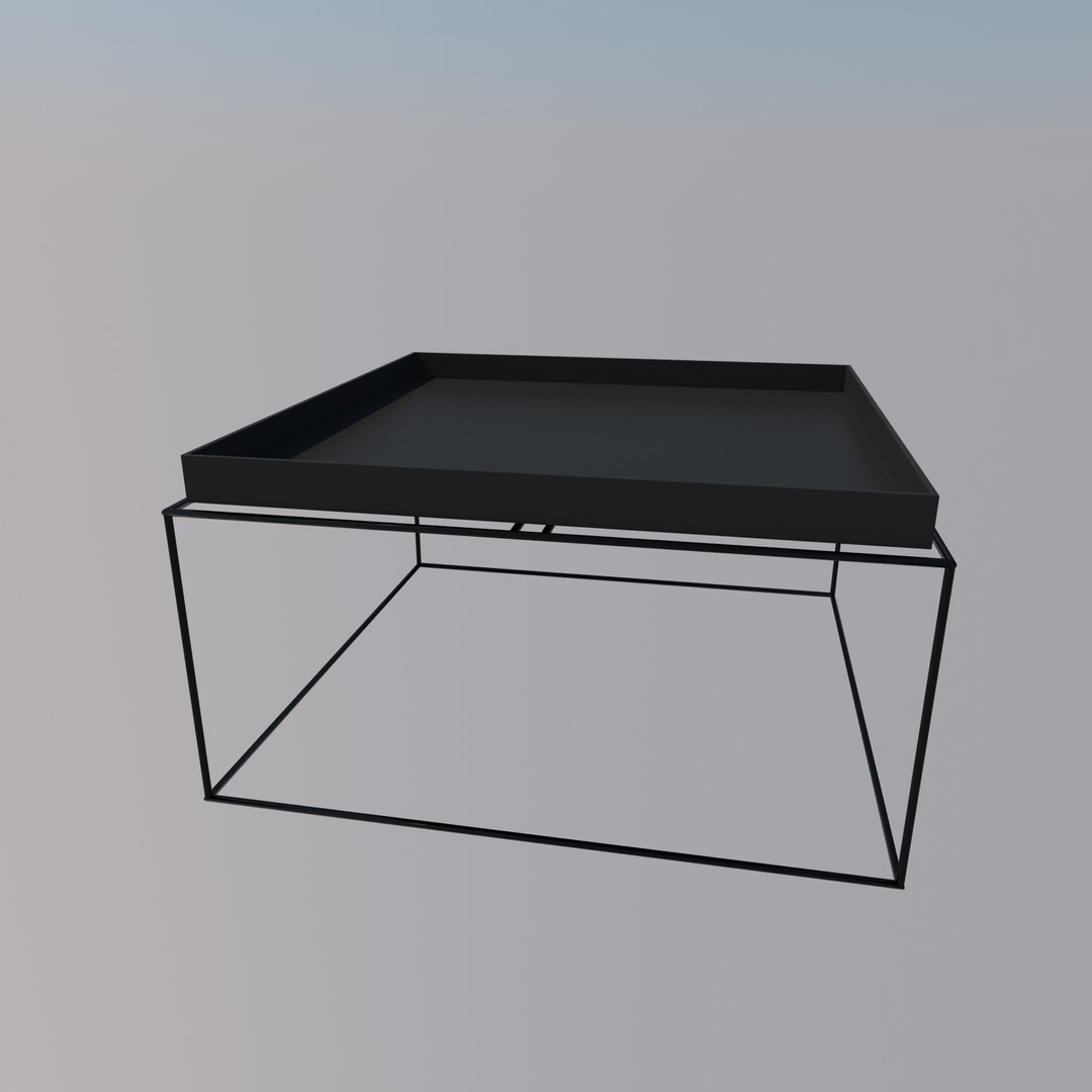 Tray Table 3d Model