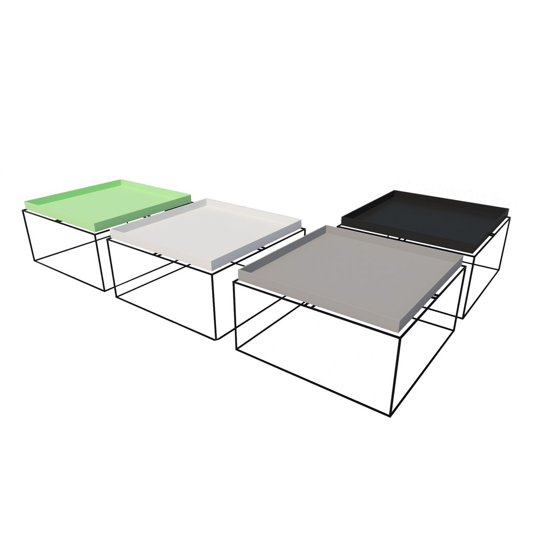 Tray Table 3d Model