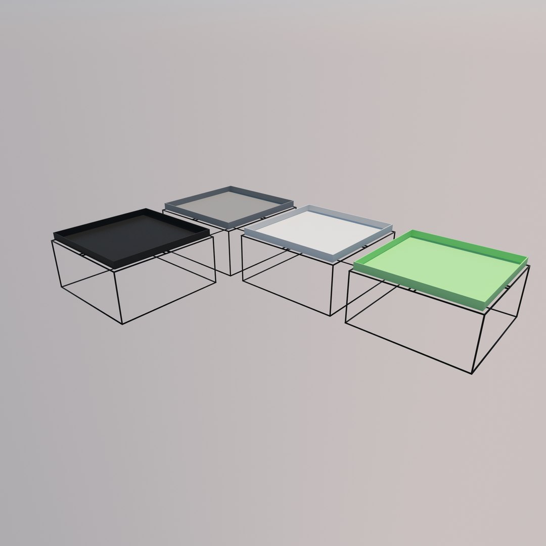 Tray Table 3d Model