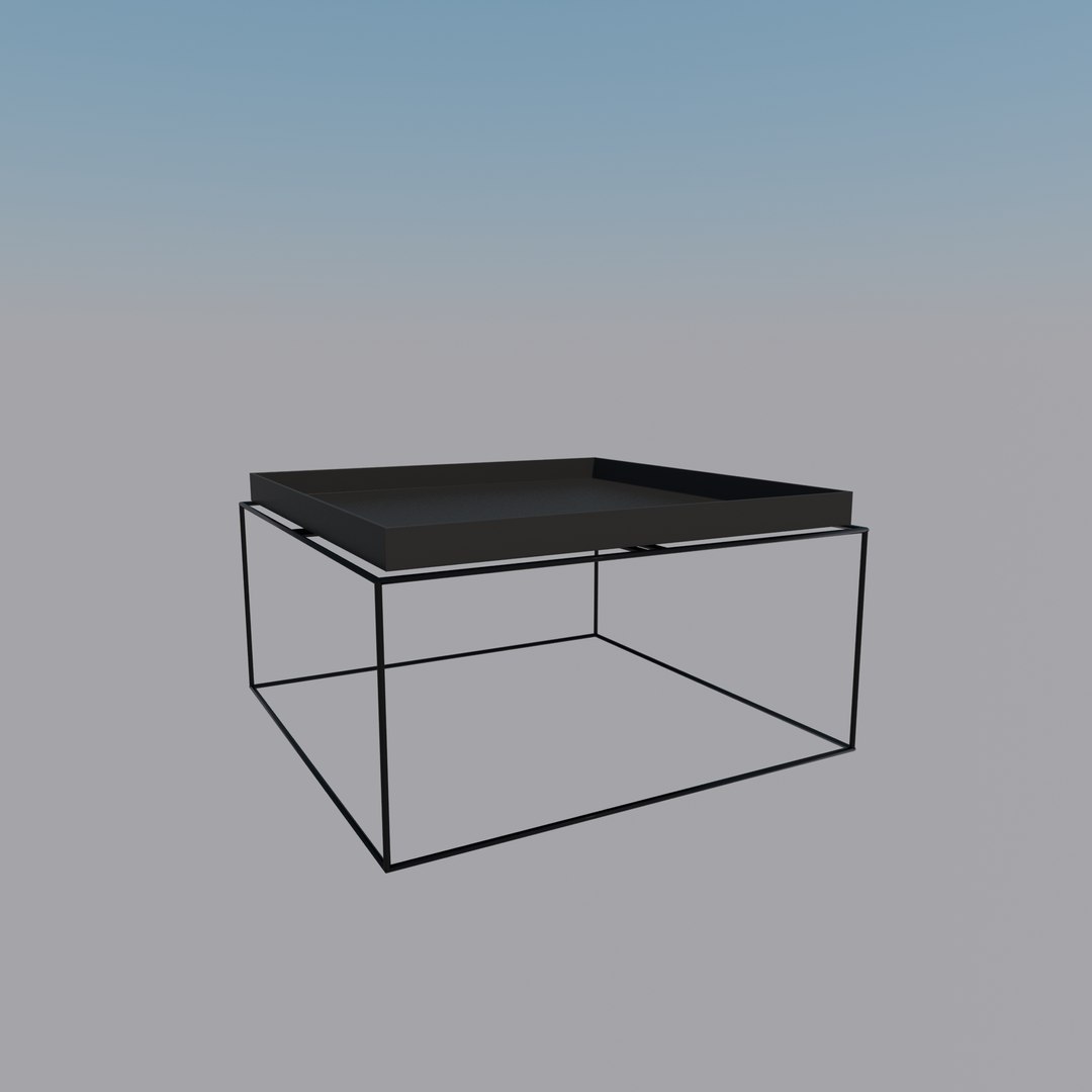 Tray Table 3d Model
