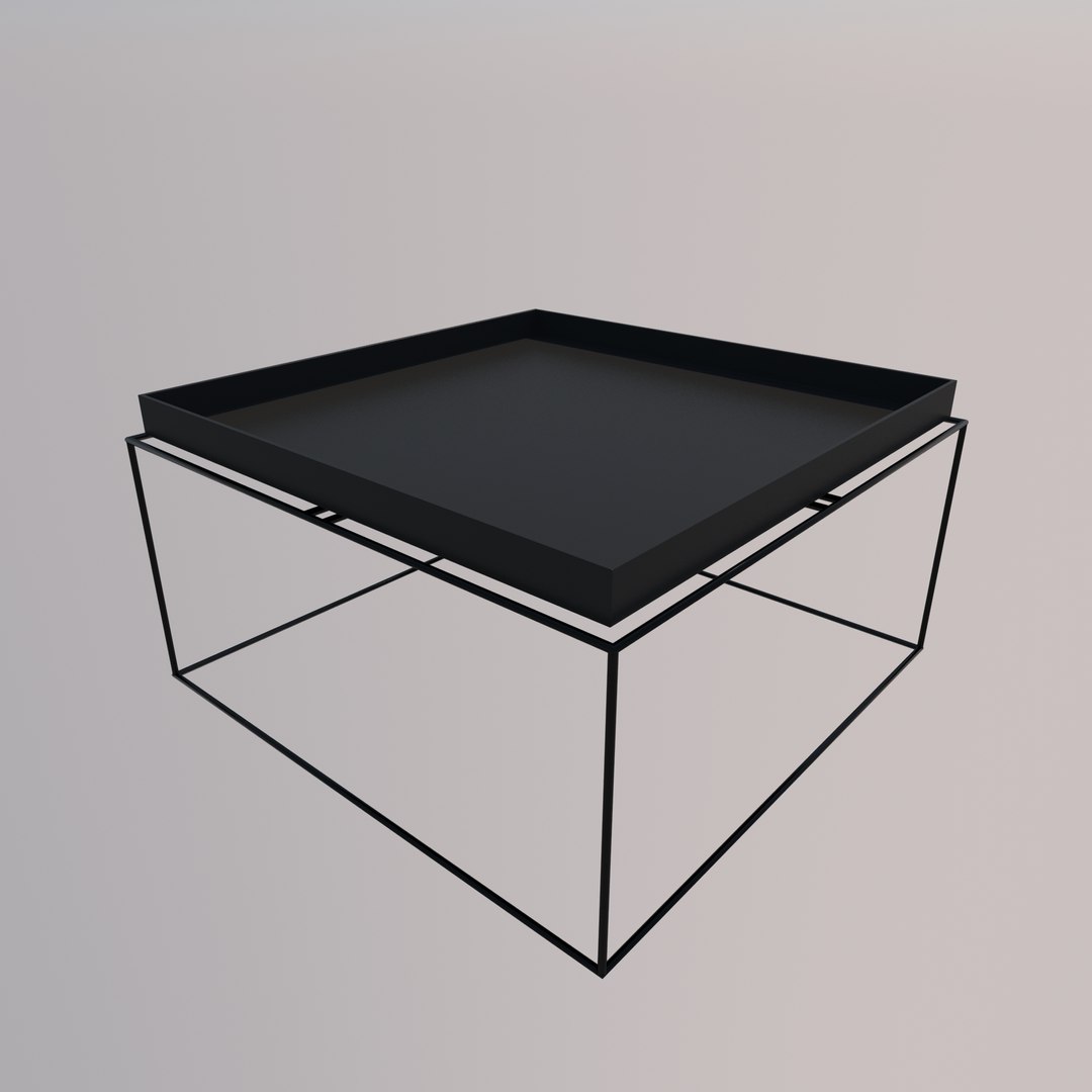 Tray Table 3d Model