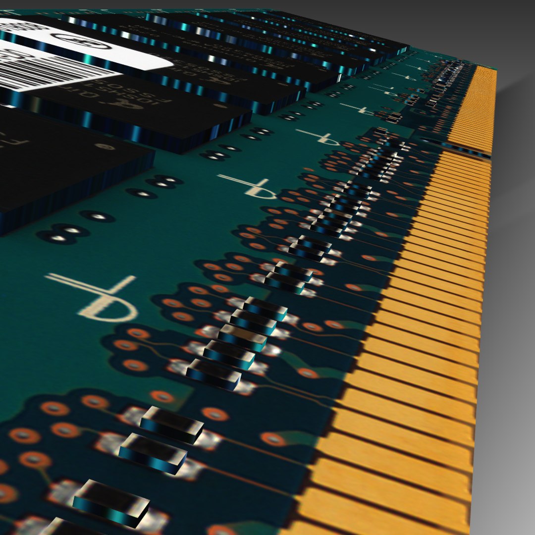 3d Model Ram Ddr3 512mb Pc3-10600