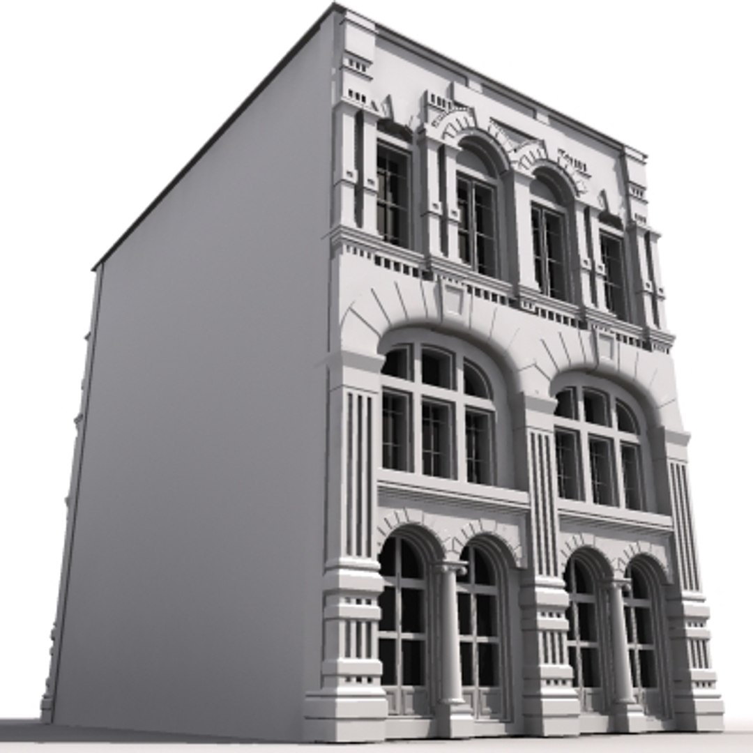 3d Model Victorian Building