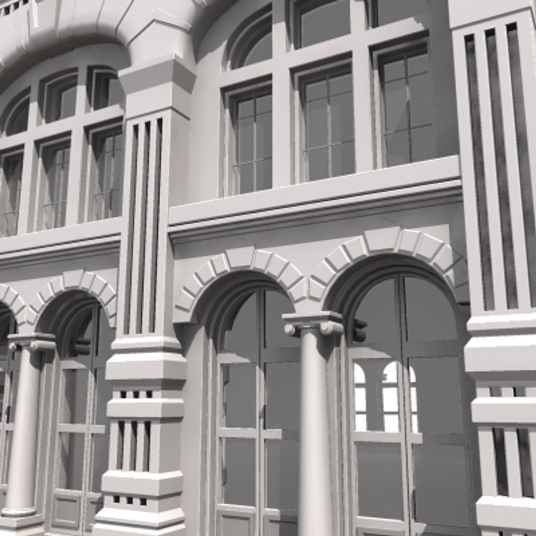 3d Model Victorian Building