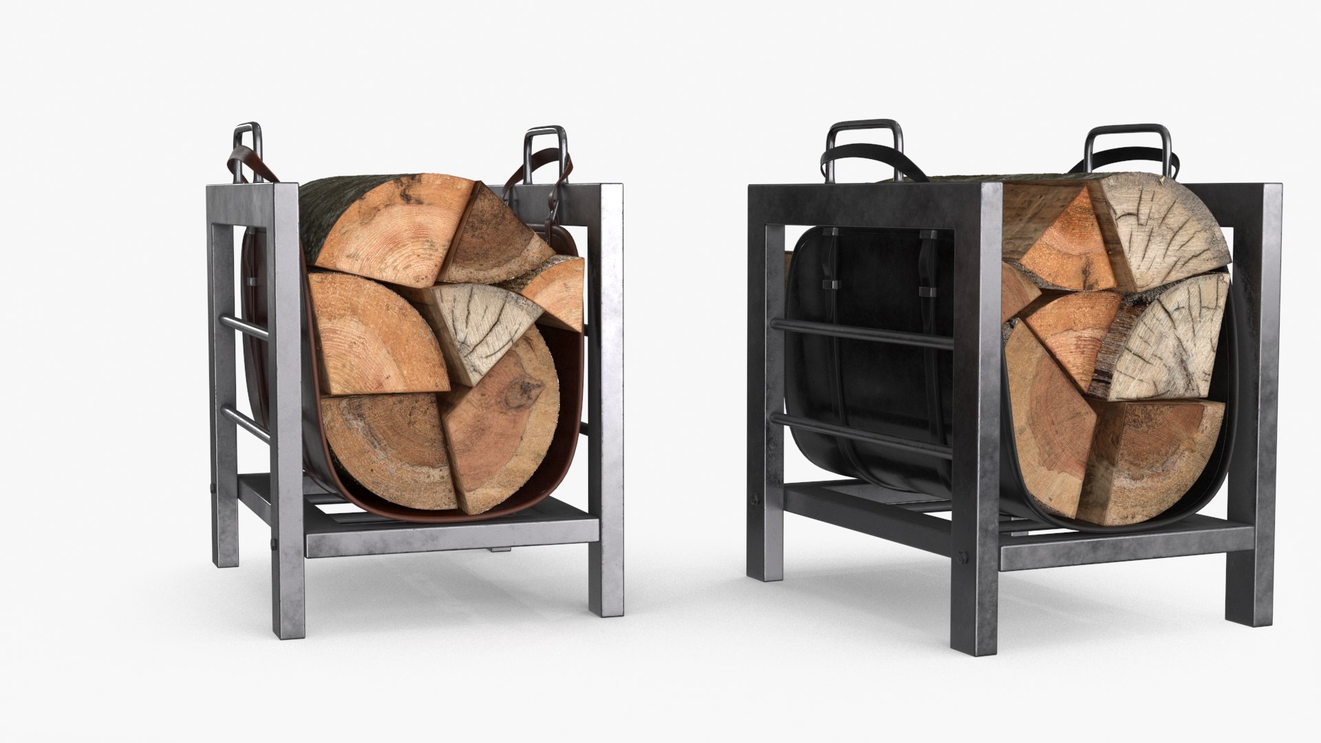 Firewood Log Rack 2 Colors 3D Model - TurboSquid 2047929