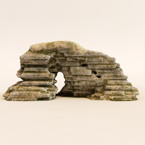 3d model stone arch