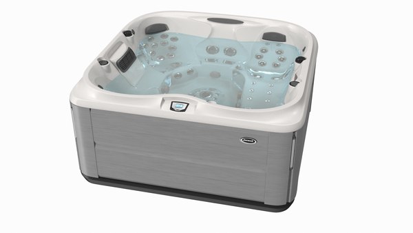 Jacuzzi J475 Spa Hot Tub Grey with Water 3D model - TurboSquid 1726452