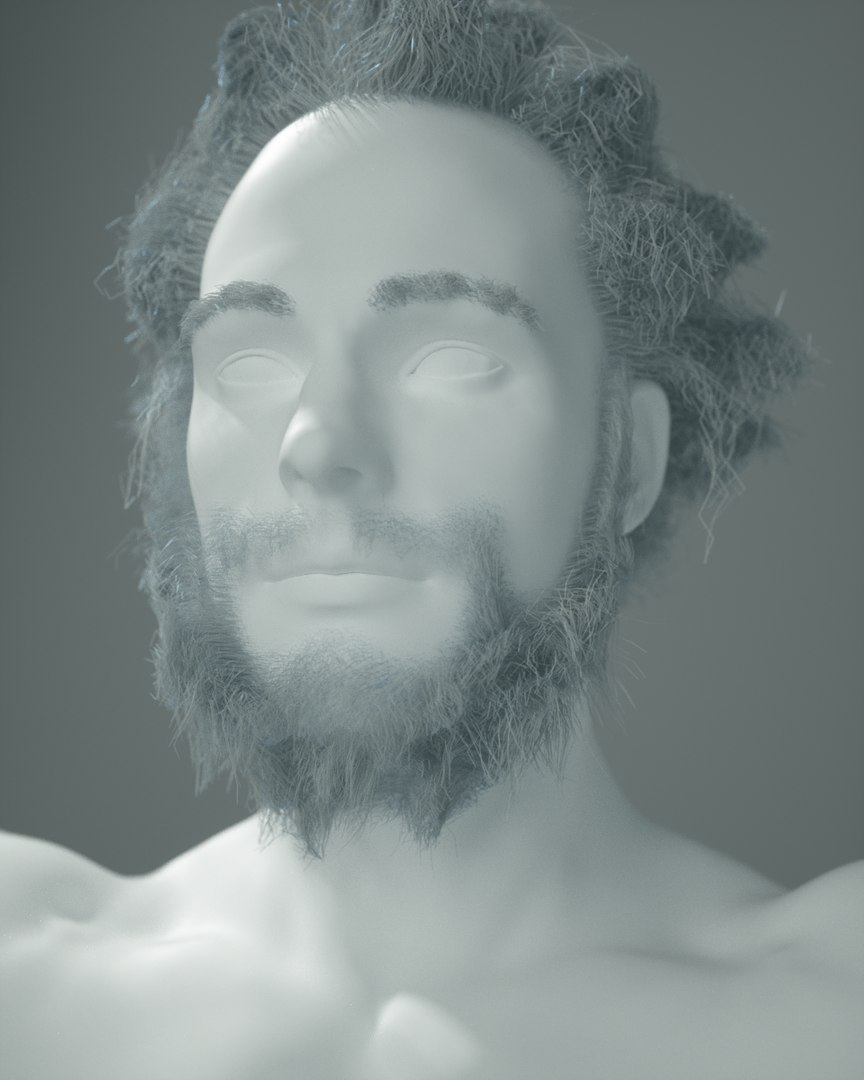 3d Model Man Bust