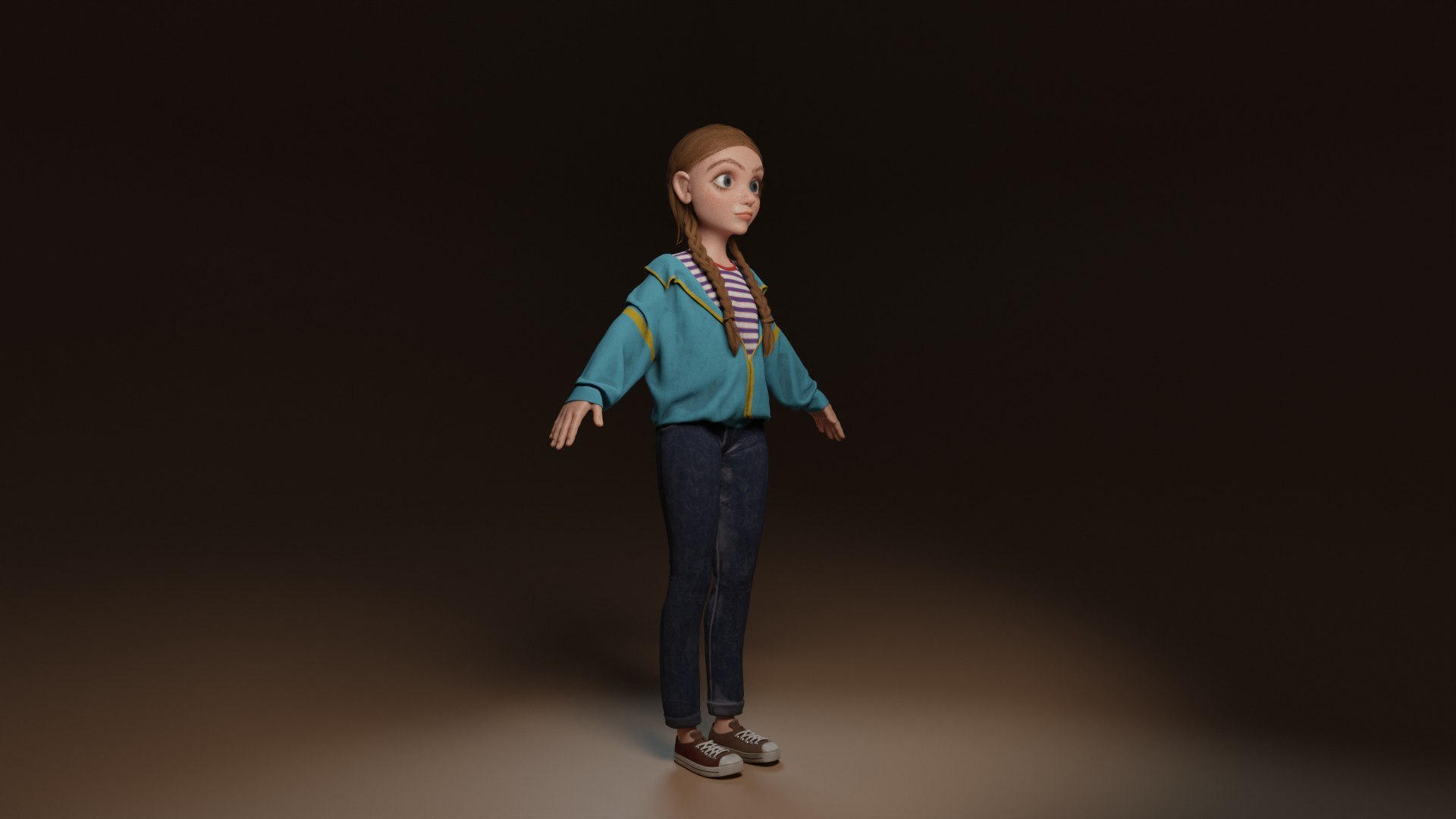 3D Model Stylized Low Poly 3D Character Max - TurboSquid 2073344