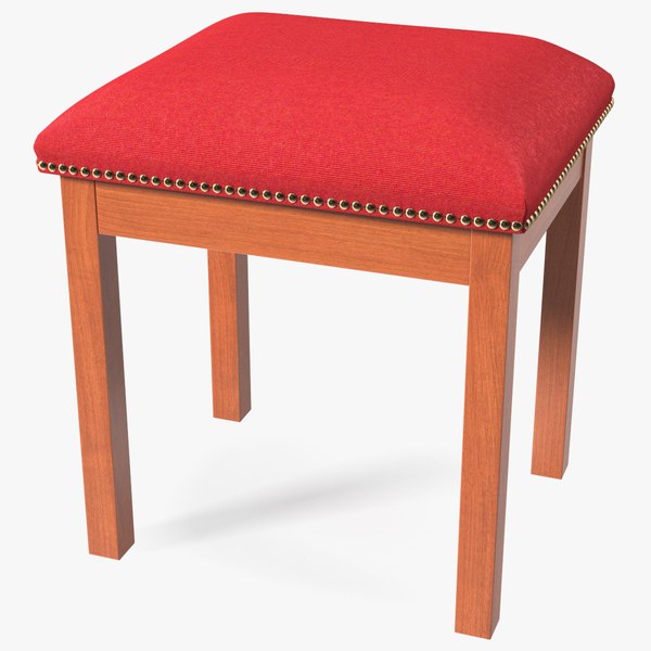 Church Wooden Stool 3D - TurboSquid 1870880
