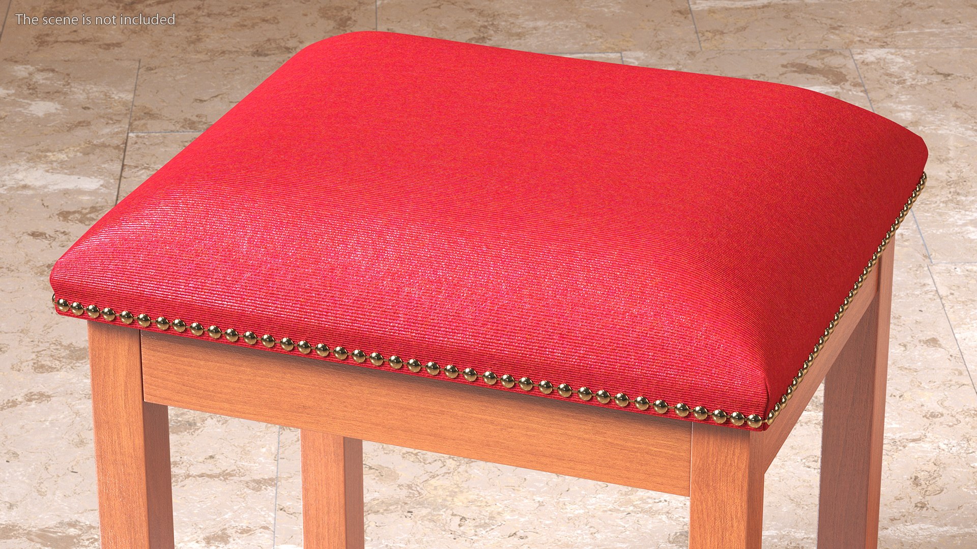 Church Wooden Stool 3D - TurboSquid 1870880