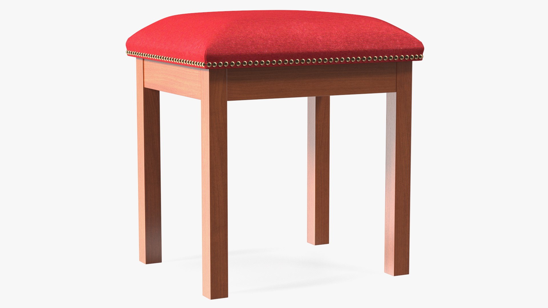 Church Wooden Stool 3D - TurboSquid 1870880