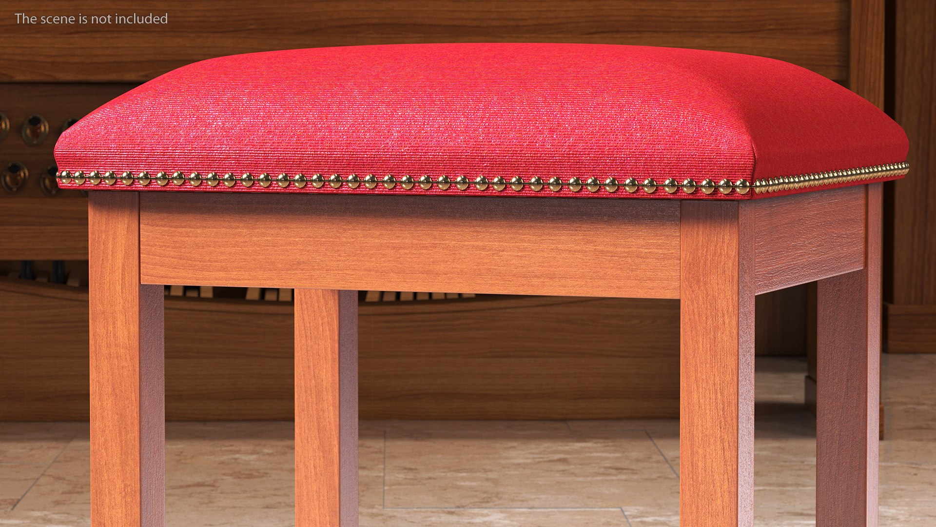 Church Wooden Stool 3D - TurboSquid 1870880