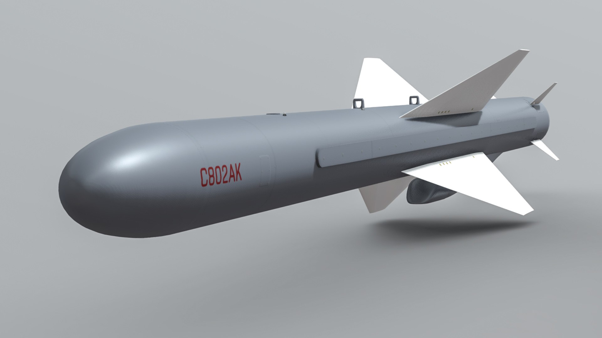 3D Model C-802AK | YJ-83 Chinese Anti-Ship Cruise Missile - TurboSquid ...