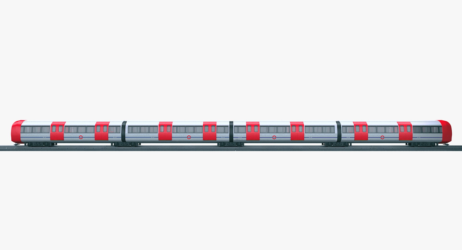 Modern underground train subway 3D model - TurboSquid 1248275