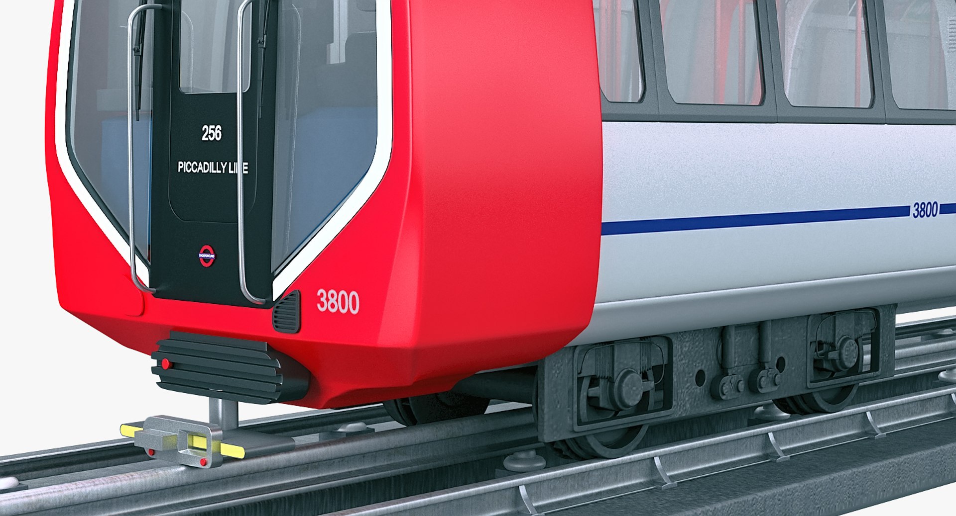 Modern underground train subway 3D model - TurboSquid 1248275