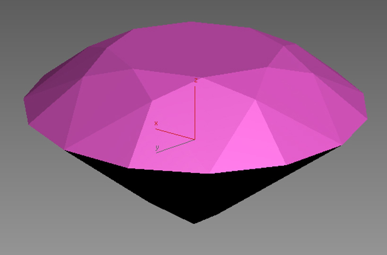 3d model diamond