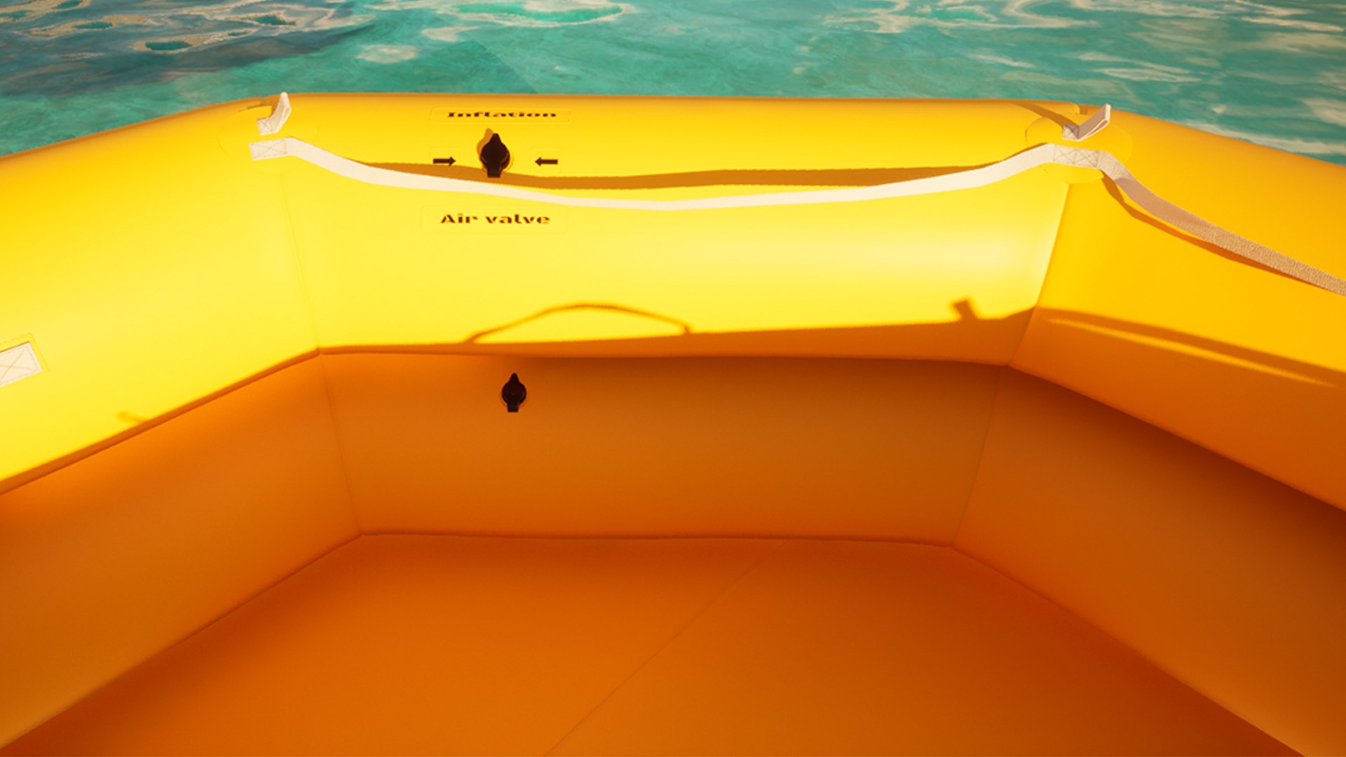 3D Emergency Raft - TurboSquid 2189559