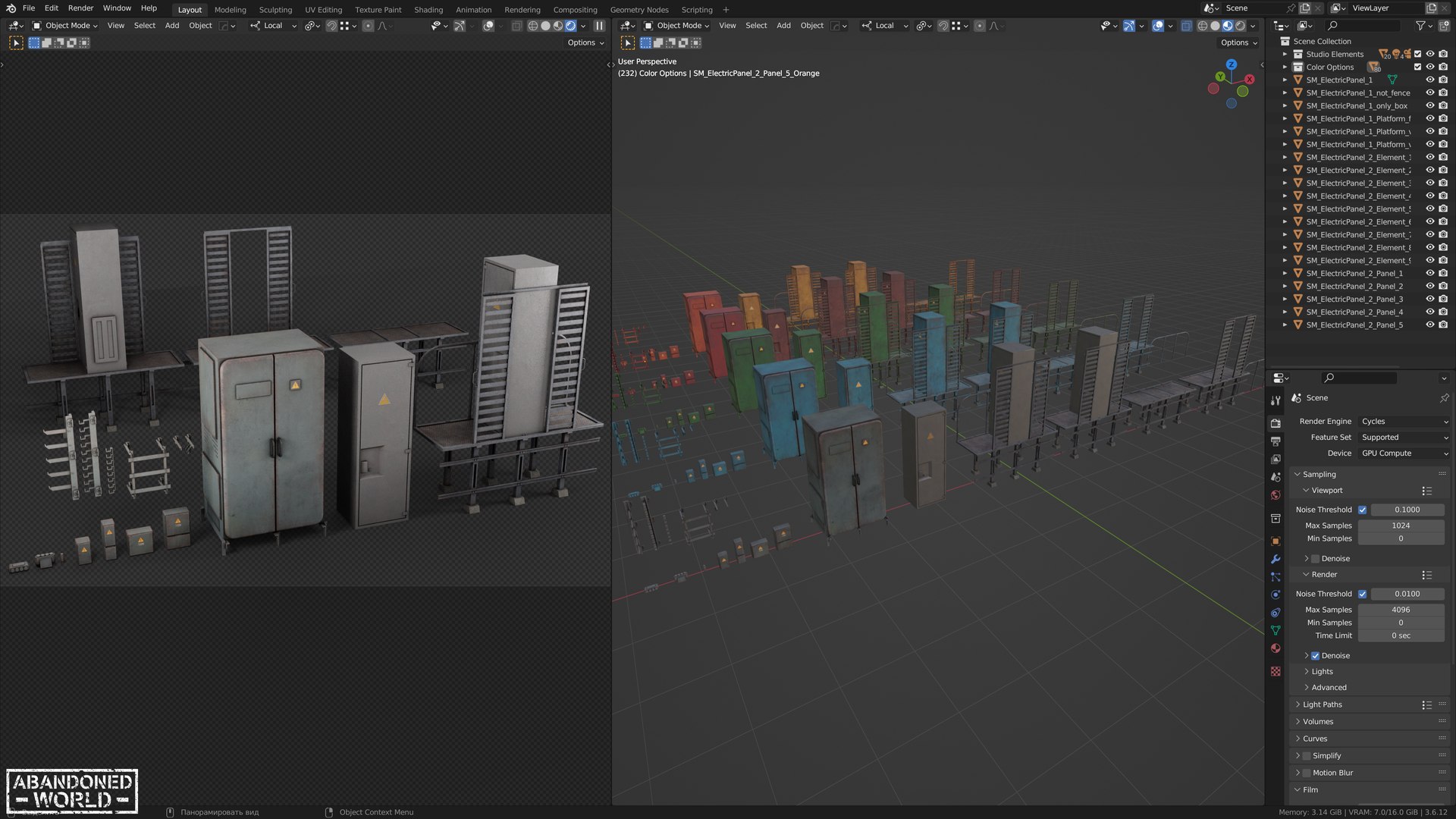 3D Old Electrical Boxes Set - TurboSquid 2243884