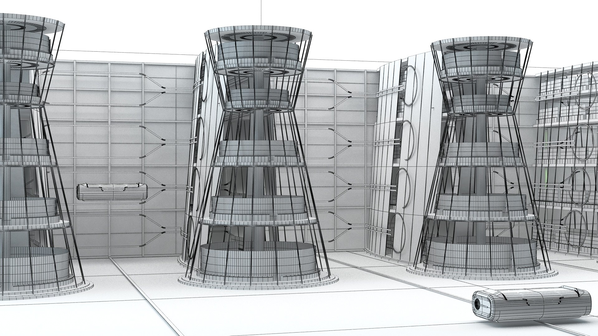 3D Hydroponics Vertical Farm - TurboSquid 1361916