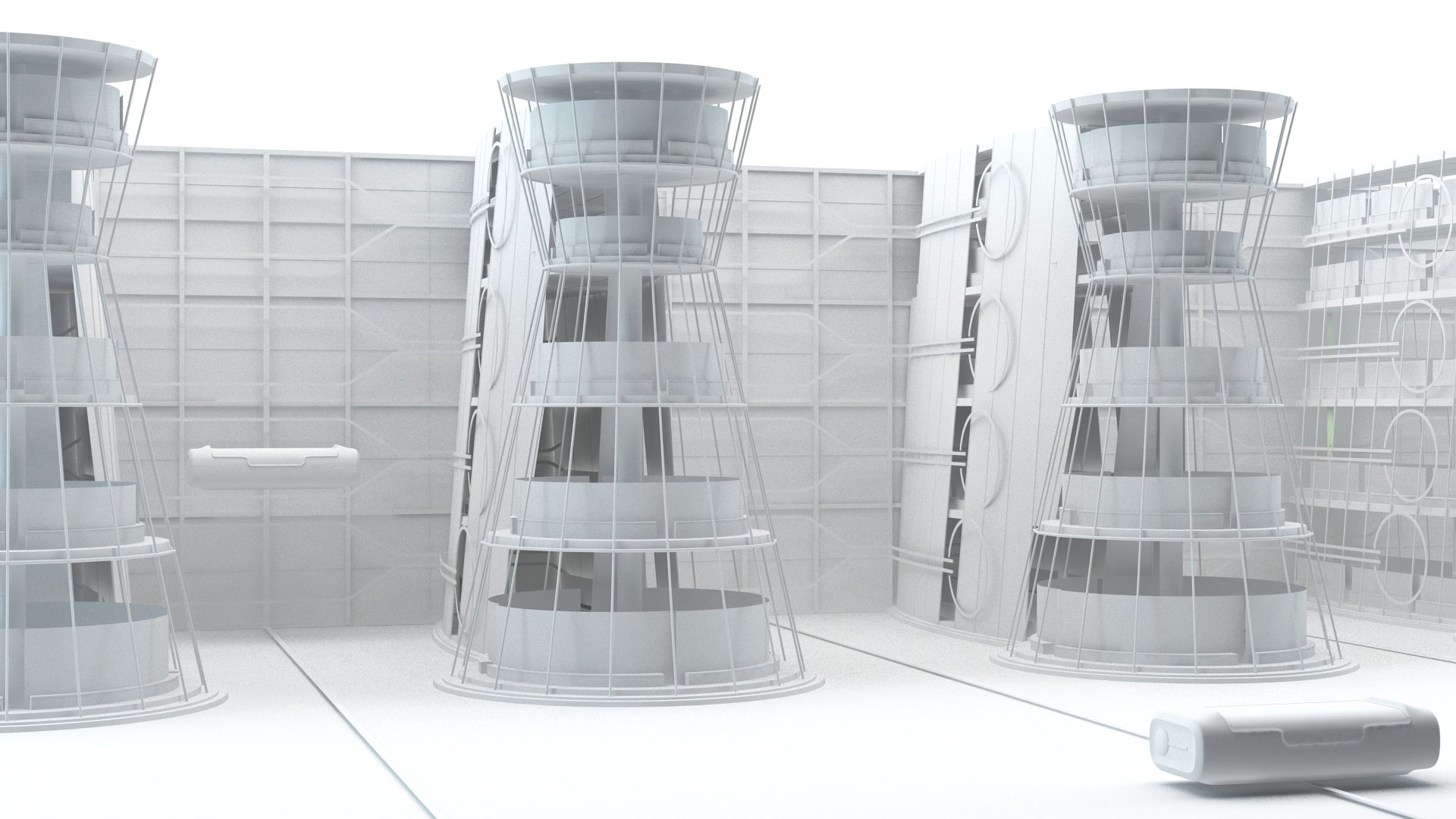 3D Hydroponics Vertical Farm - TurboSquid 1361916