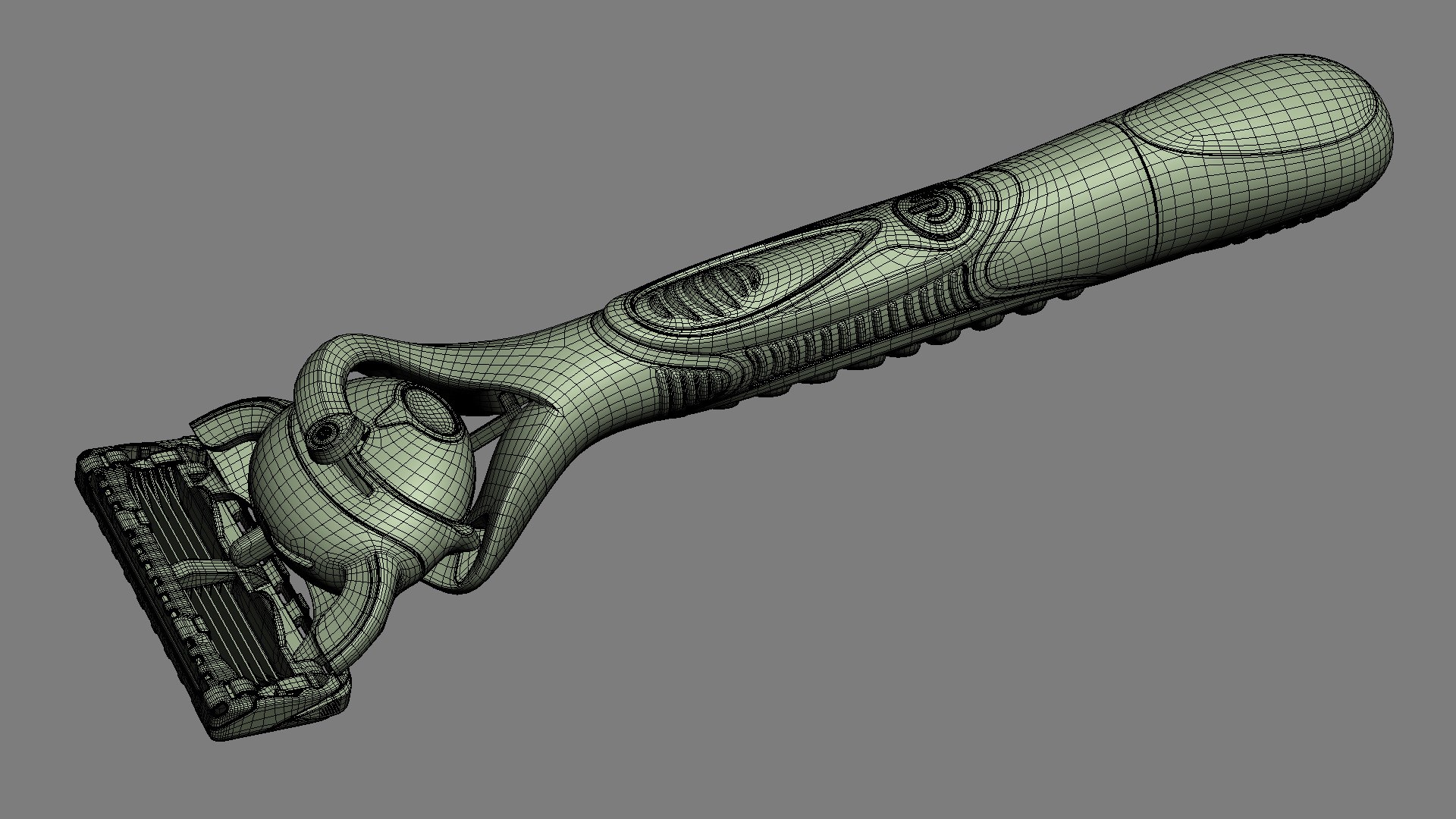 Gillette Fusion Proglide Power 5 3D model - TurboSquid 1945445