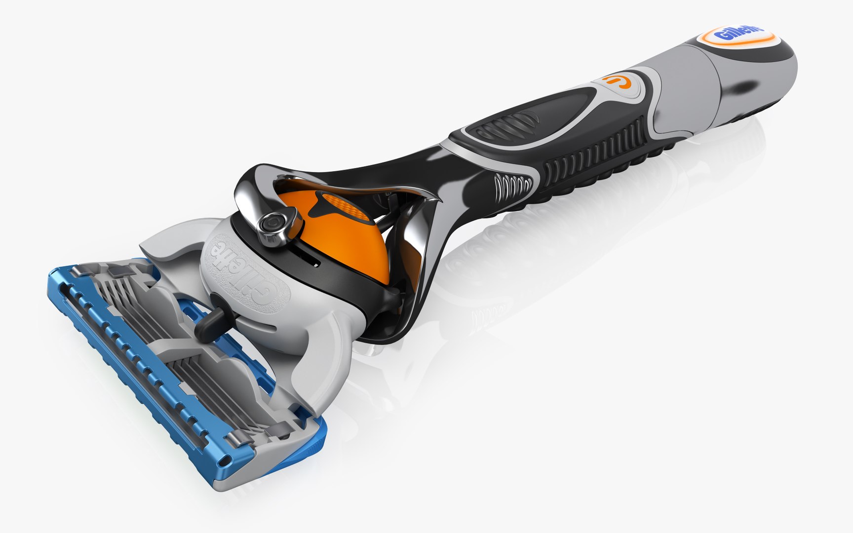 Gillette Fusion Proglide Power 5 3D model - TurboSquid 1945445