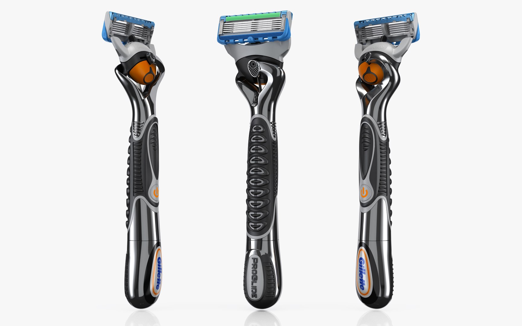 Gillette Fusion Proglide Power 5 3D model - TurboSquid 1945445