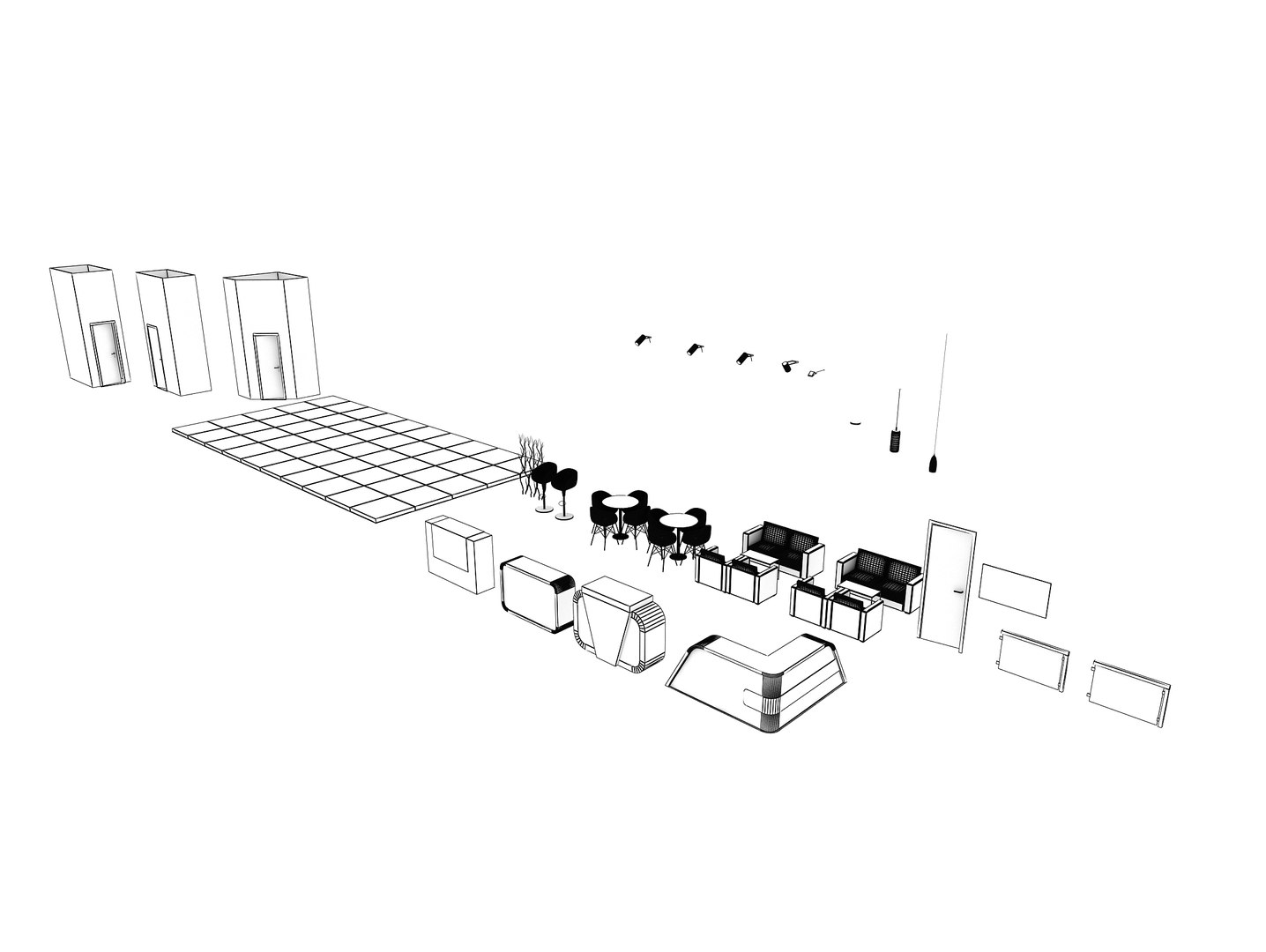 50 Event Modeled Pack 3D Model - TurboSquid 1585455