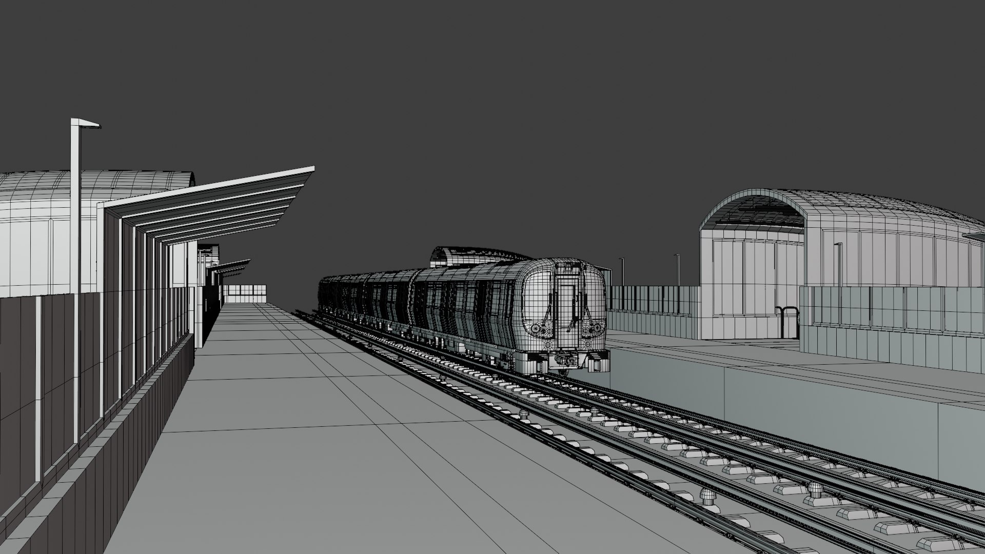 3D Model London Metro Station VII - TurboSquid 2318642