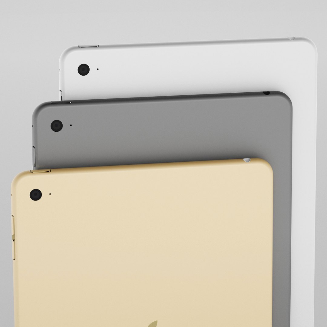 3d Model Tablet Apple Ipad Mini