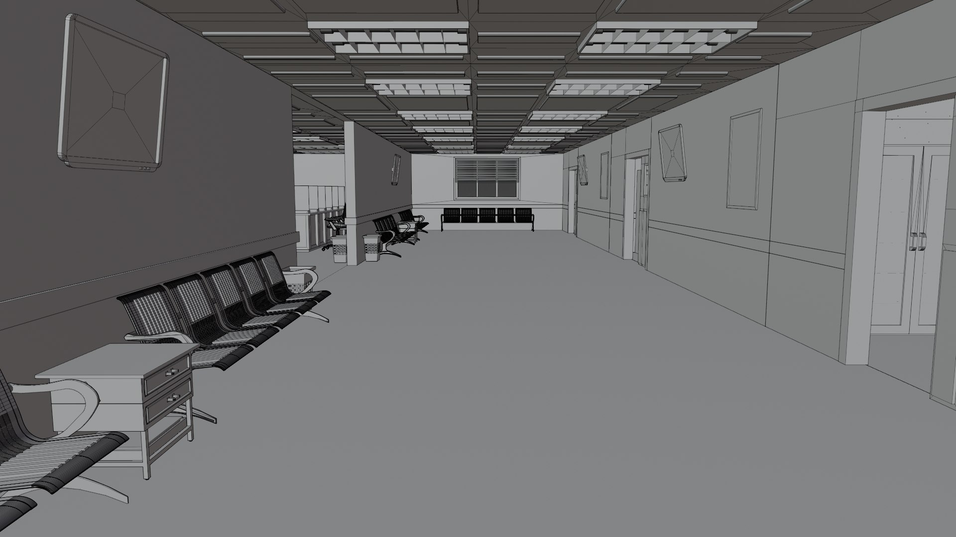 3D Hospital interior model - TurboSquid 2164719