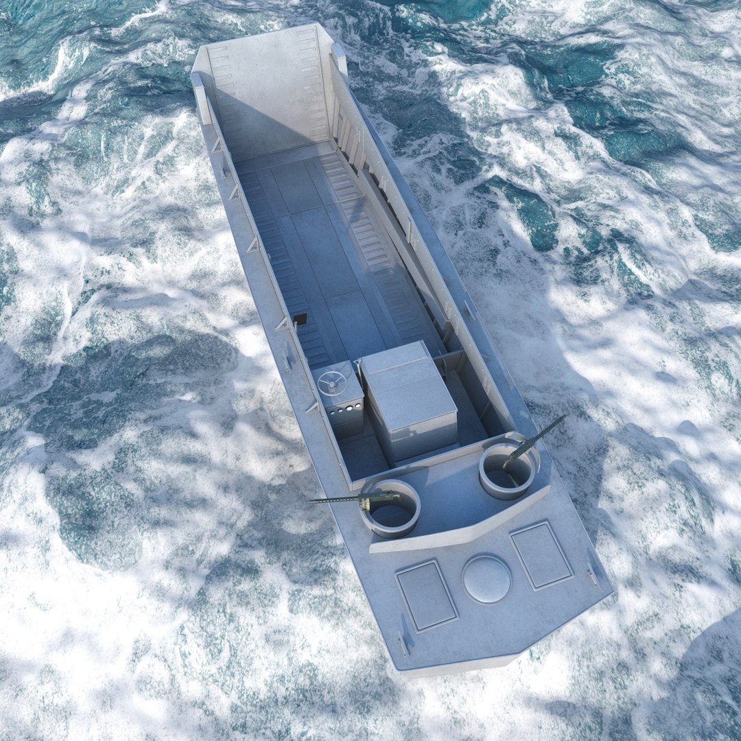3D Landing Craft Higgins Boat - TurboSquid 1318195