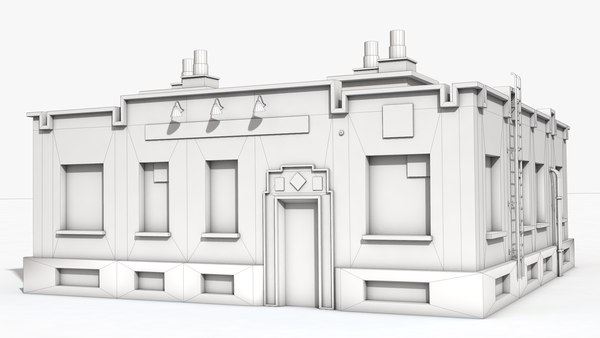 Warehouse Low Poly model - TurboSquid 1967067