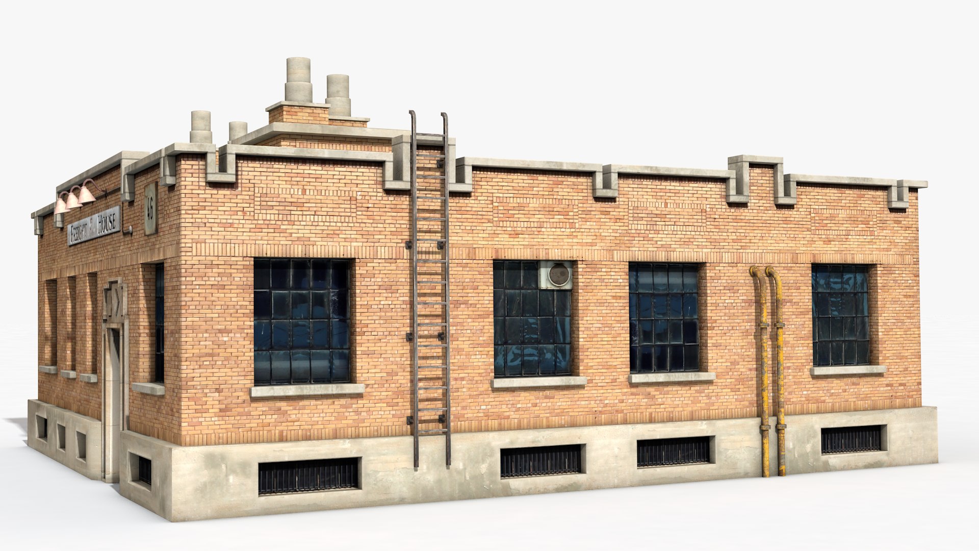 Warehouse Low Poly Model - TurboSquid 1967067