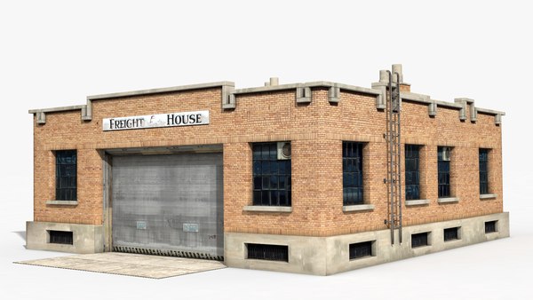 Warehouse Low Poly model - TurboSquid 1967067