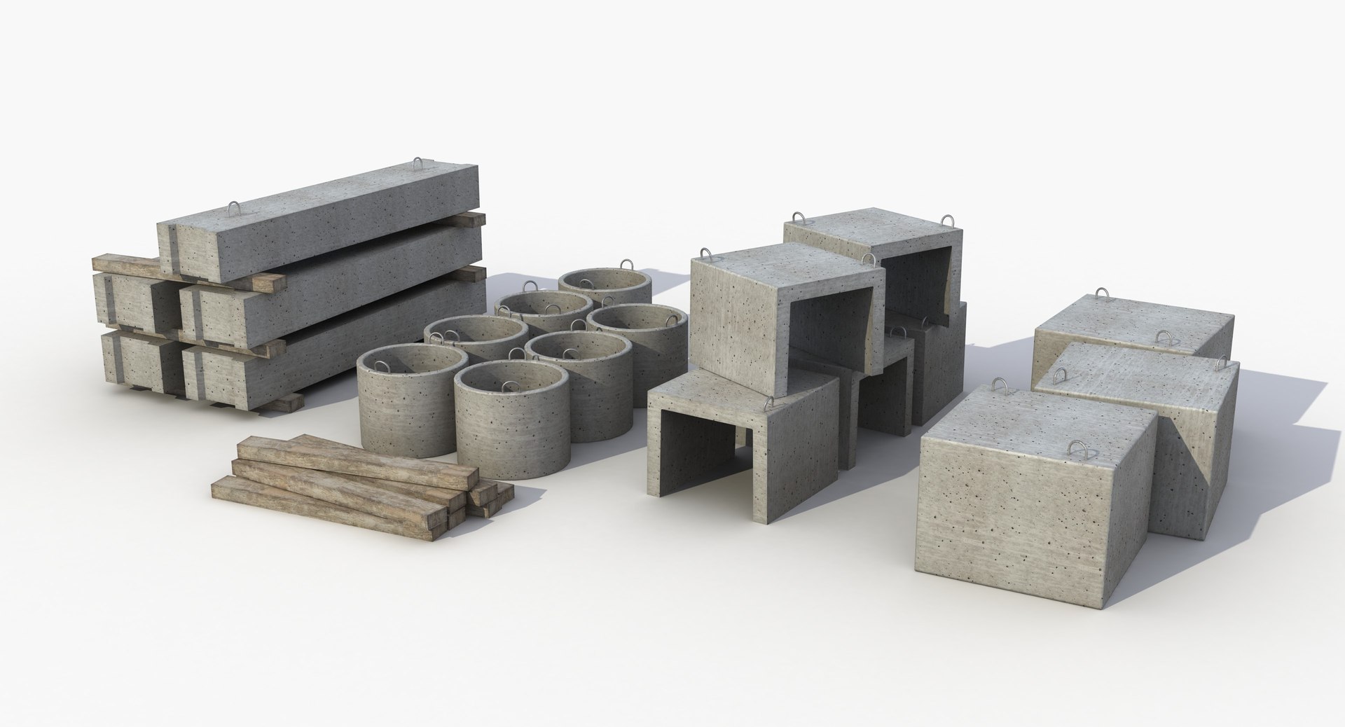 3D Construction Materials 2 3D Model - TurboSquid 1966433
