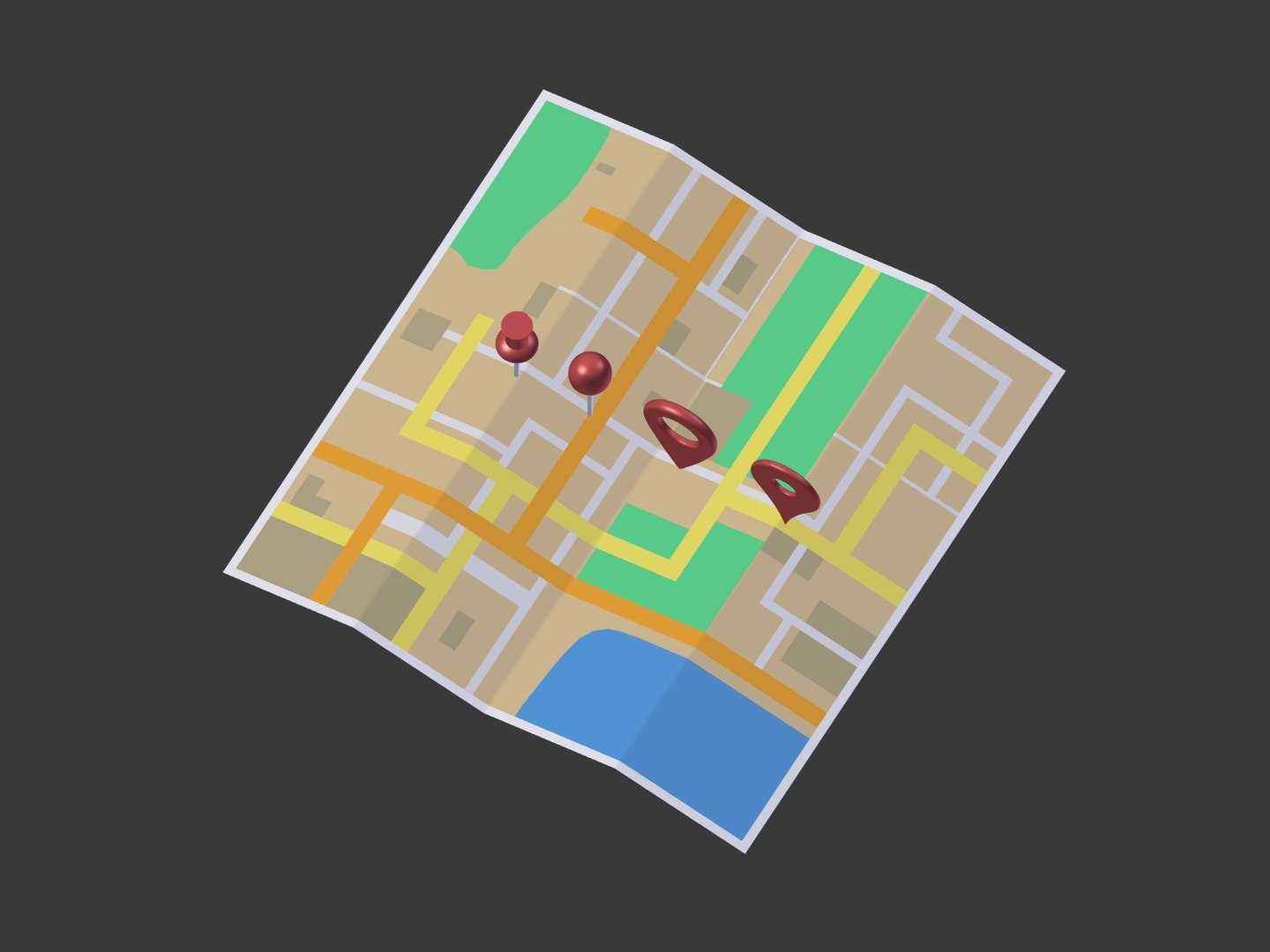 3D Model Direction Symbol - TurboSquid 1461832