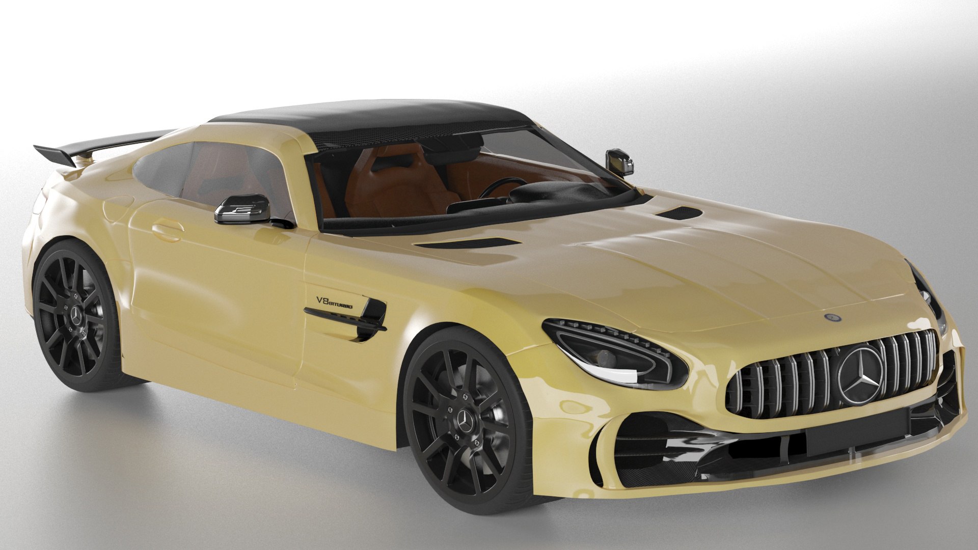 3D Mercedes Benz Gtr Amg Model - TurboSquid 1703239
