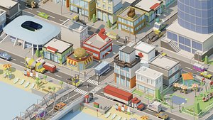 Free Low Poly 3D City Models For Download | TurboSquid