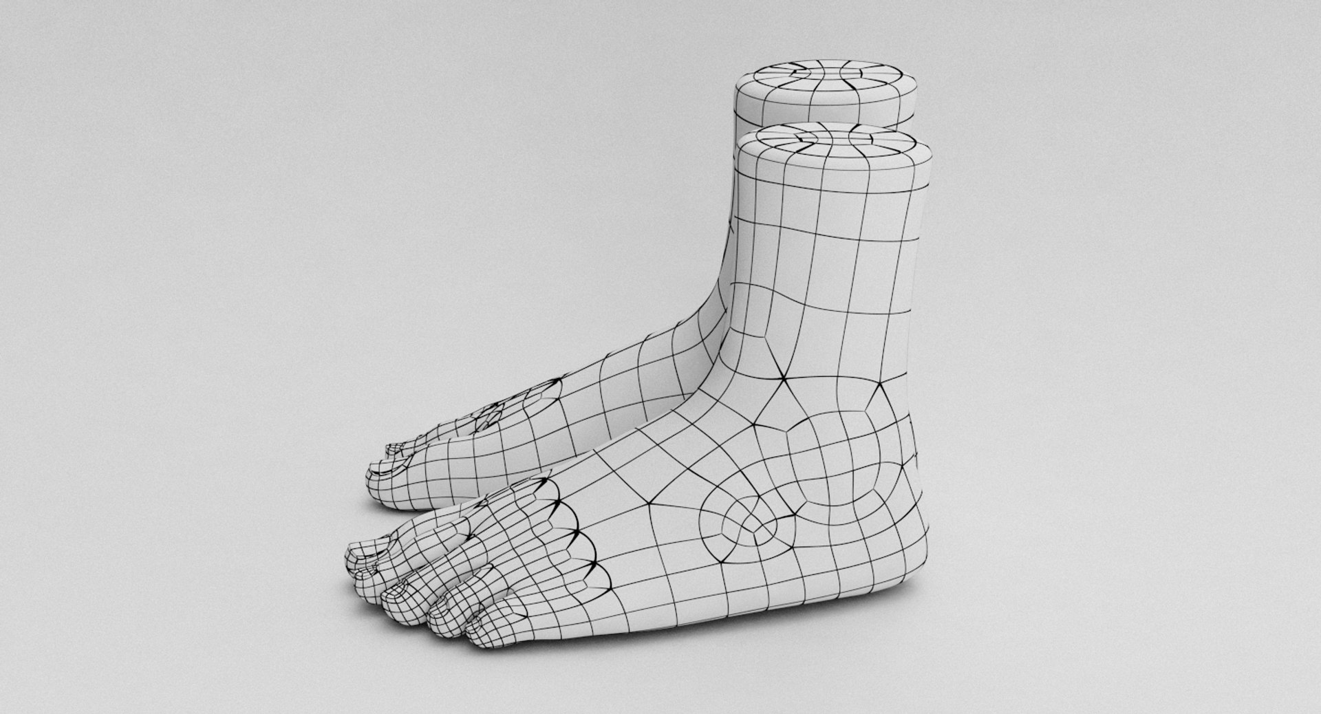 3d model foot realistic
