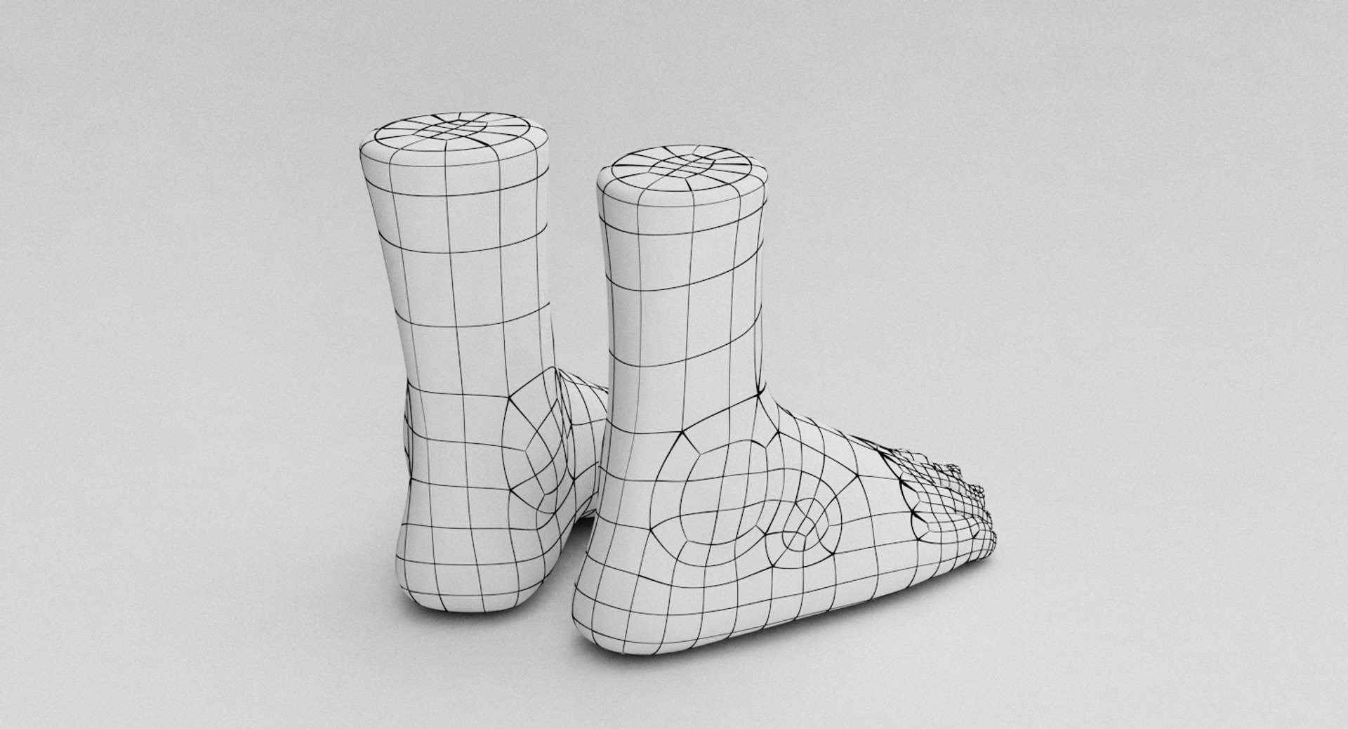 3d model foot realistic