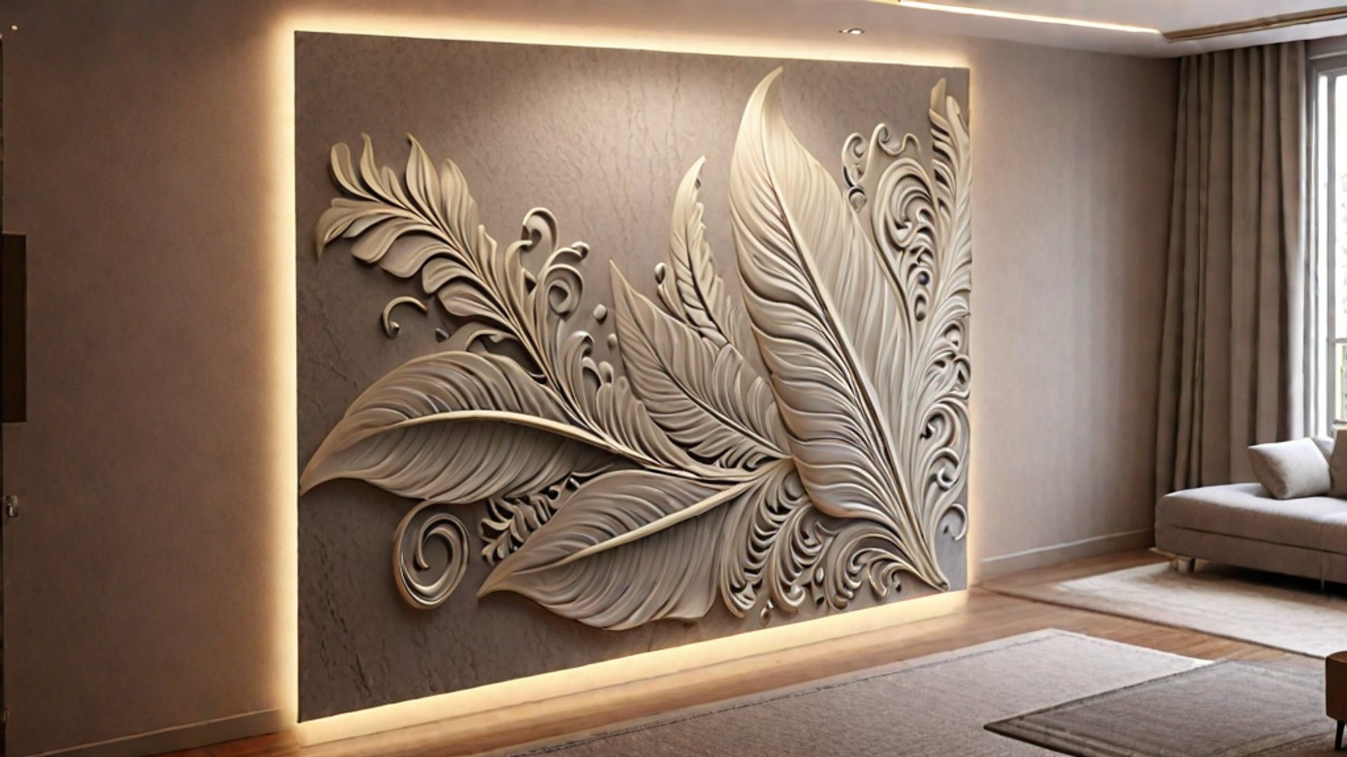 Modern Panel Wall Decor Set Relief Stl Mural CNC 177 3D Model - TurboSquid 2388338
