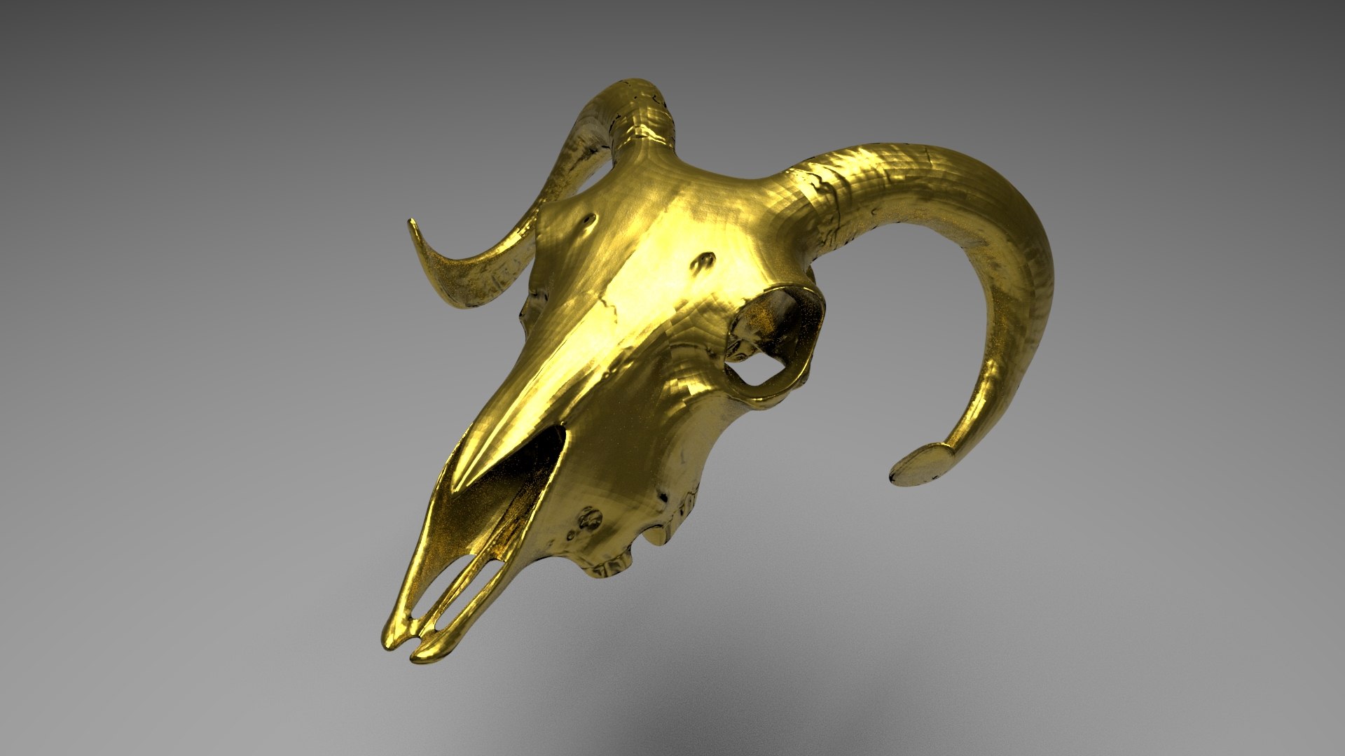 Ram Skull 3d Model Turbosquid 1465169